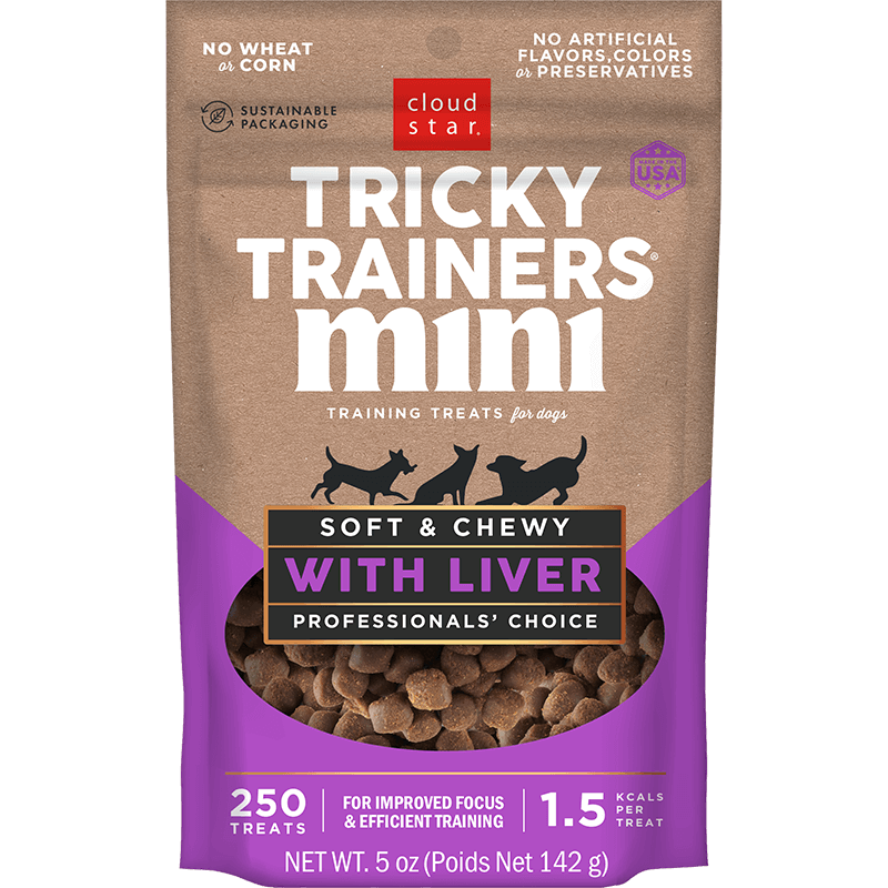 Cloud Star Tricky Trainers Mini Soft & Chewy with Liver Dog Treats ...